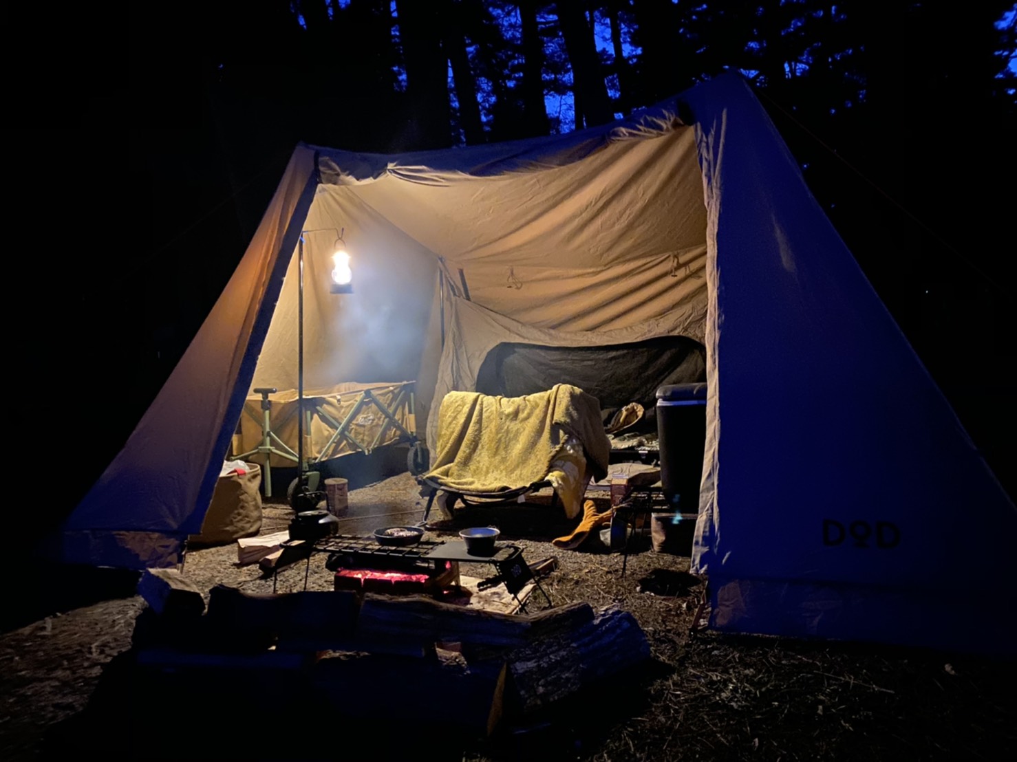 冬のソロキャンプにDODのソロソウルウォウウォウで過ごしてみた - ソロキャンプとファミリーキャンプを堪能するため、キャンプギアやキャンプに ...